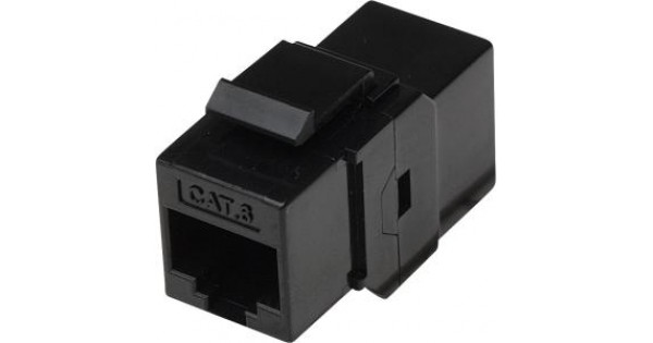Venta ★ COPLE RJ45-RJ45 CAT6 KEYSTONE UTP RED NEGRO CDMX Tiendas CH