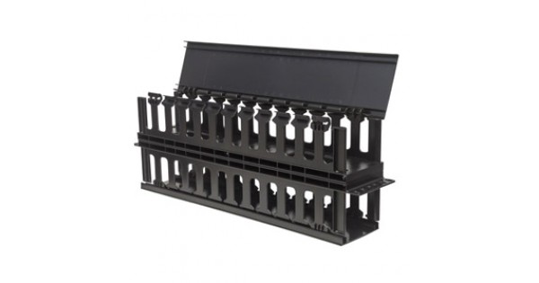 Venta ★ organizador horizontal doble cable rj45 red utp rack 2u ...